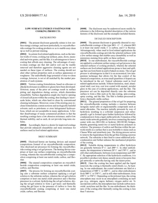 Easy Clean Coatings | PDF