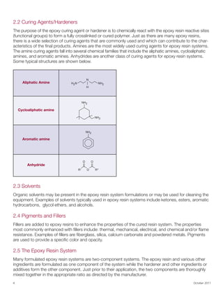 2011 Epoxy Safe Handling Guide | PDF