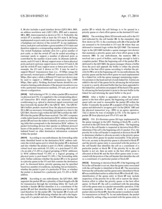 Dynamic Assignment of Traffic Classes to a Priority Queue in a Packet Forwarding Device | PDF