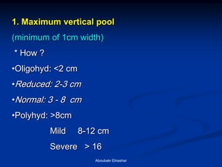 ultrasonography of amniotic fluid | PDF