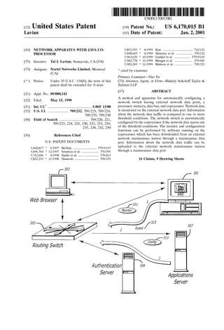 Network apparatus with Java co-processor | PDF