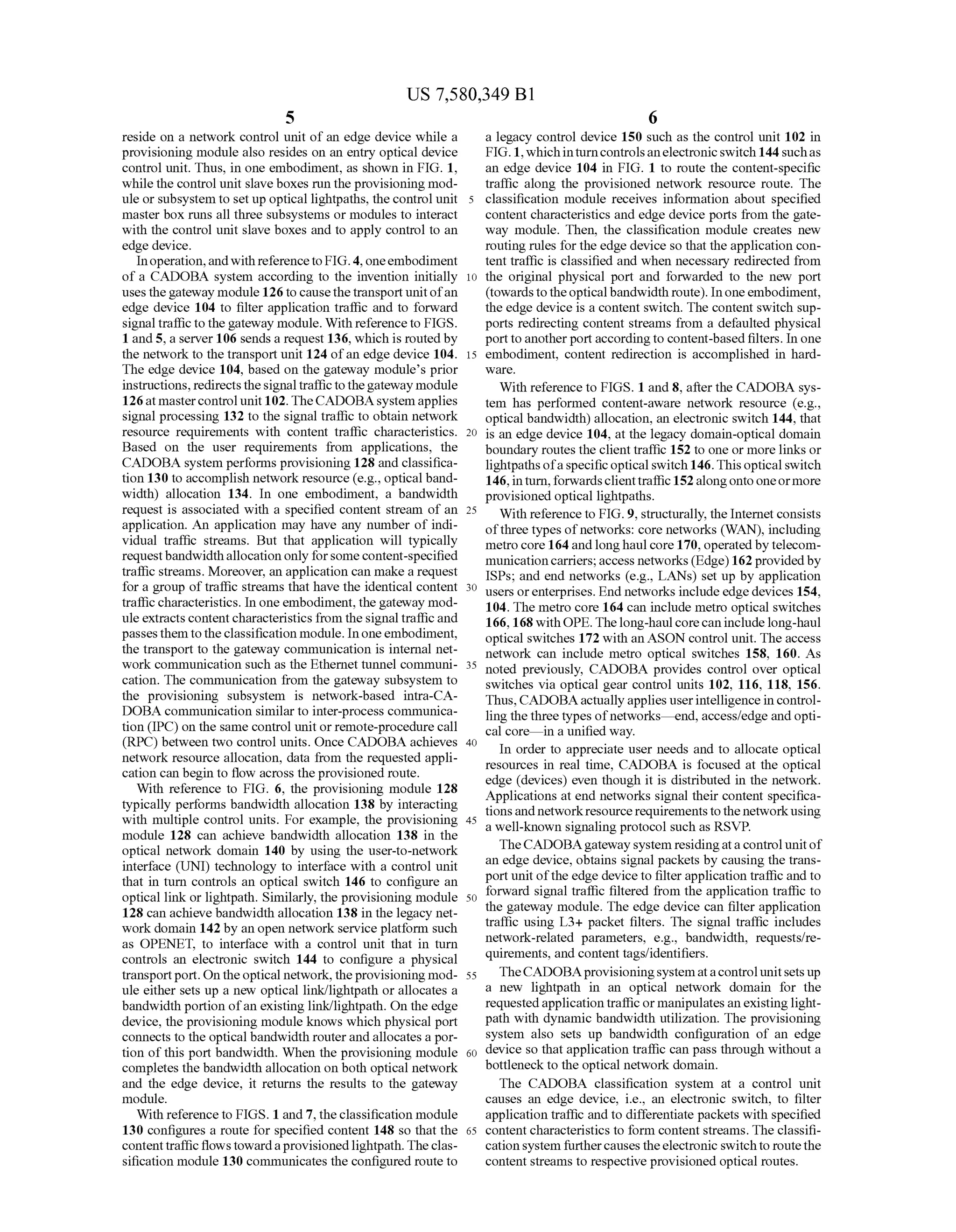 Content-aware dynamic network resource allocation | PDF