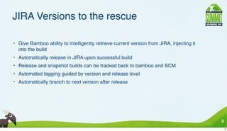 Change and Release Management with JIRA and Bamboo - Atlassian Summit ...
