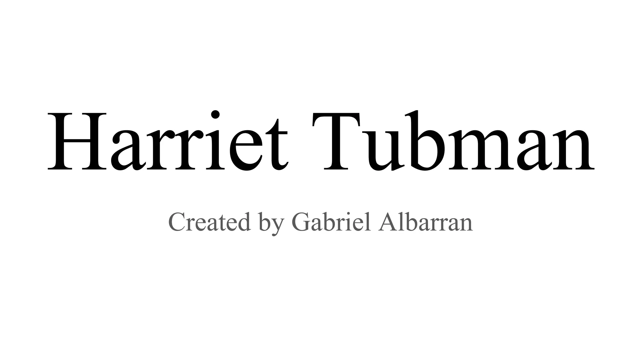 Harriet tubman | PPT