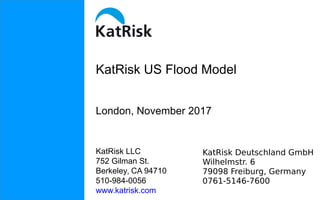 KatRisk SpatialKat US Flood Model | PPT