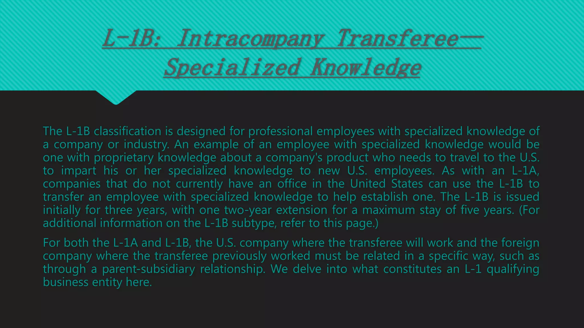 Usa|L1 visa | PPTX