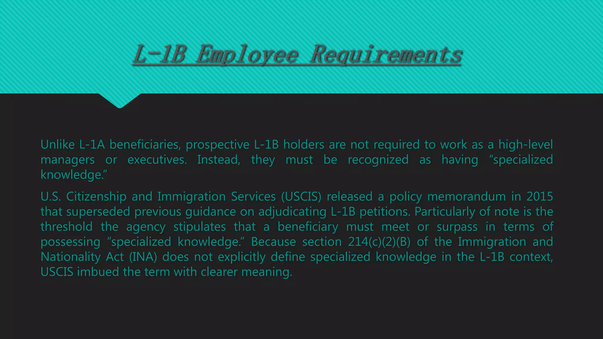 Usa|L1 visa | PPTX