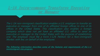 Usa|L1 visa | PPTX