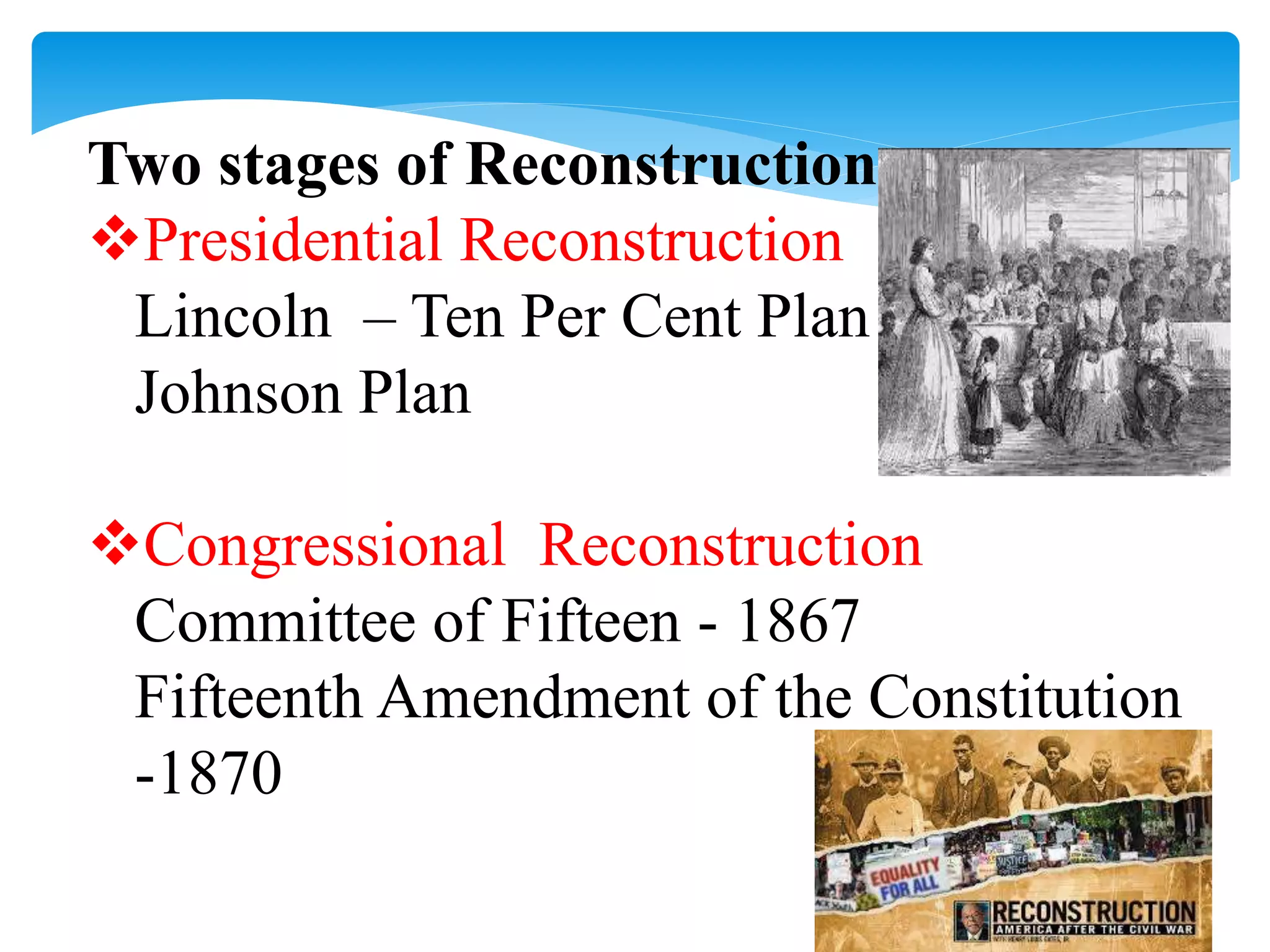Reconstruction | PPT