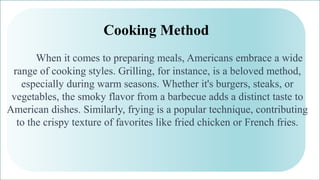 American Cuisine | PDF