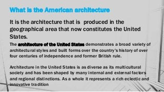 american architecture | PPTX
