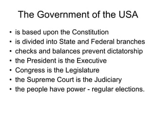 US system of government | PPT