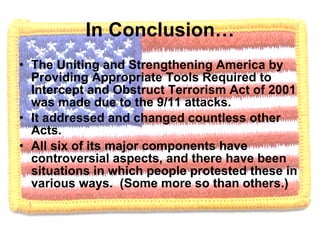 Usa Patriot Act | PPT