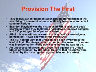 Usa Patriot Act | PPT