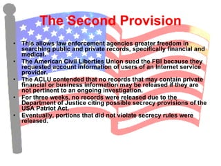 Usa Patriot Act | PPT