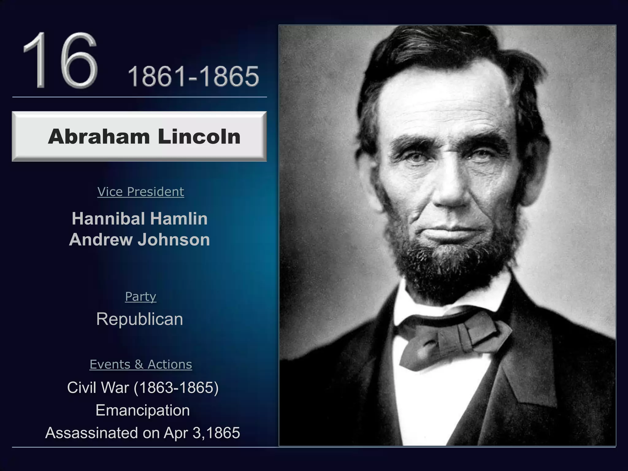 THE PRESIDENTS OF THE USA | PPTX