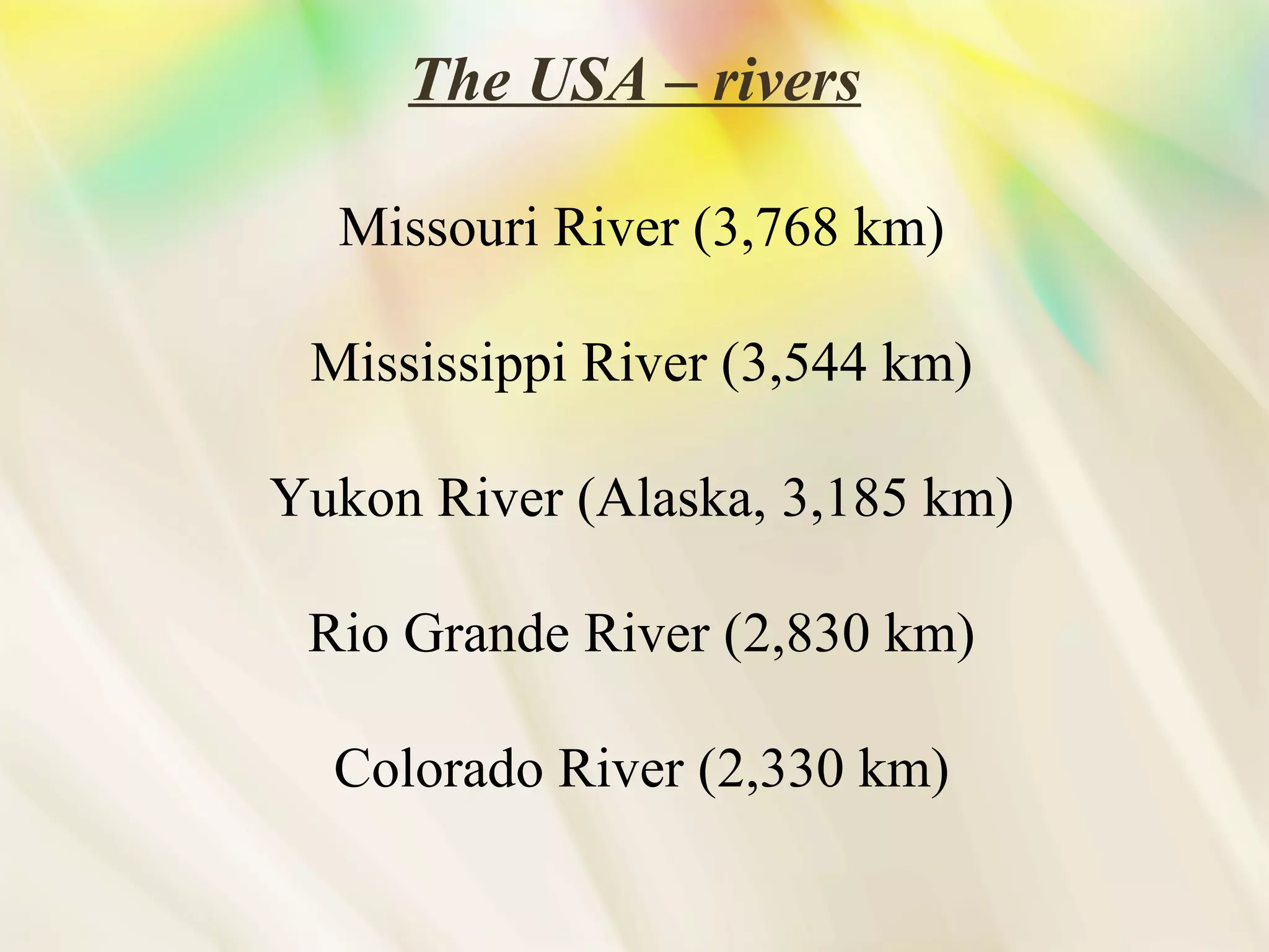 USA - basic facts | PPT