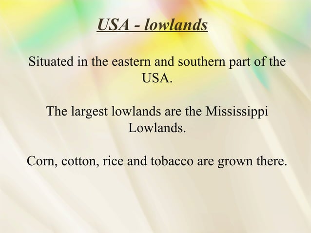 USA - basic facts | PPT