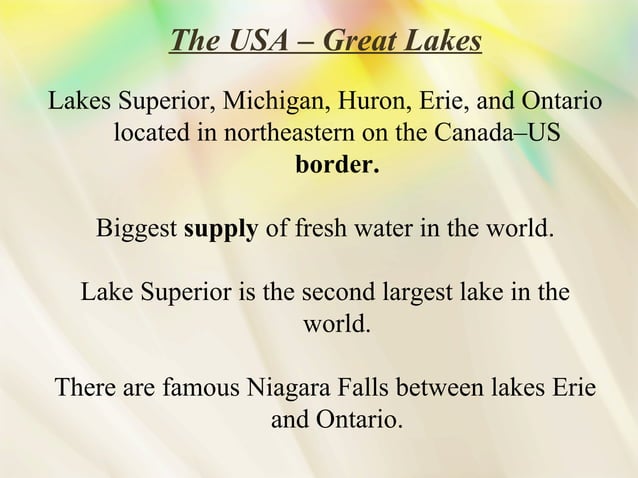 USA - basic facts | PPT