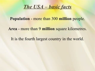 USA - basic facts | PPT