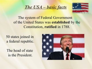 USA - basic facts | PPT