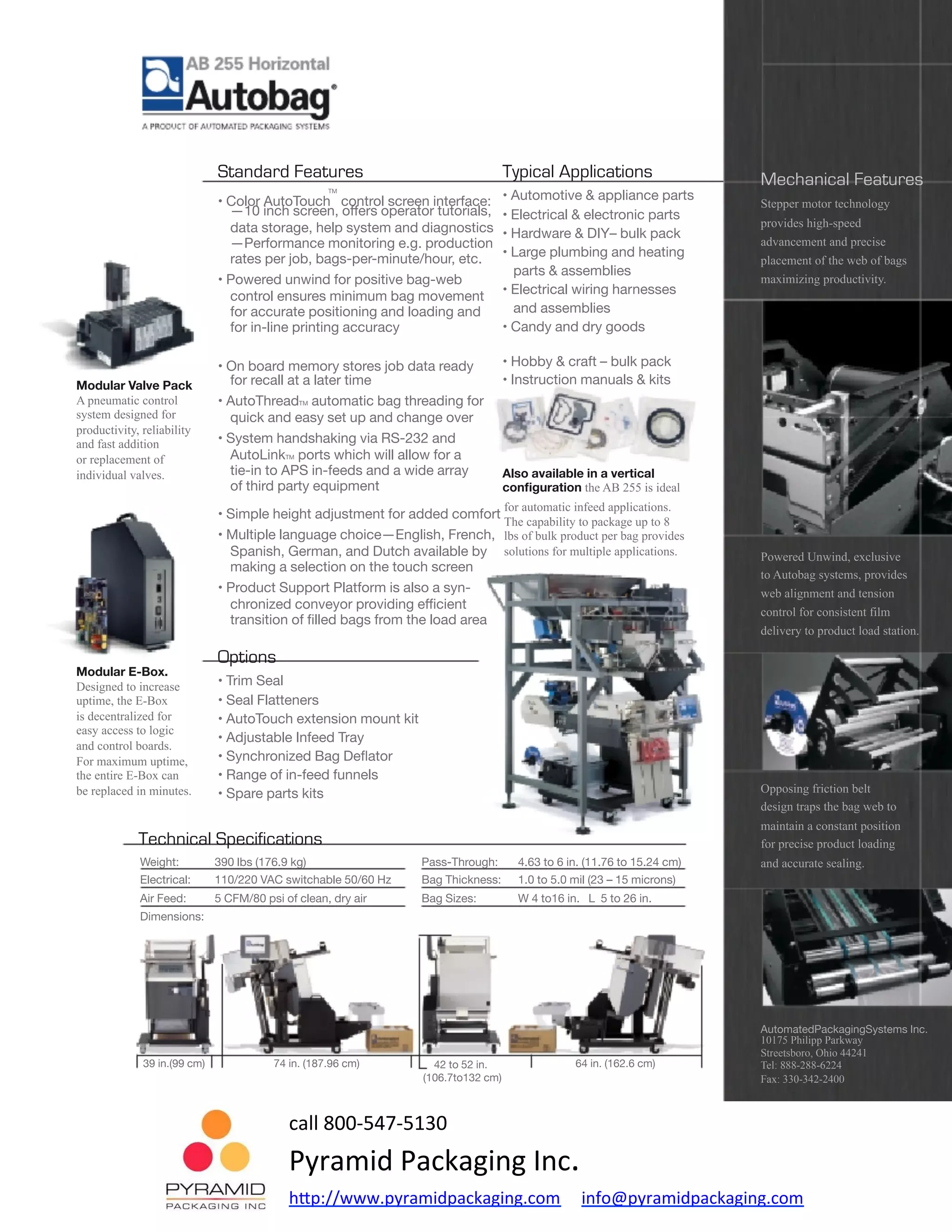 AB 255 Horizontal Bagger | PDF