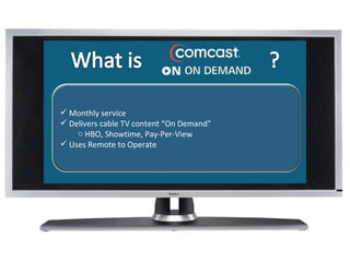 Comcast On Demand Usability Test Findings | PPT