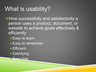 Usability | PPT