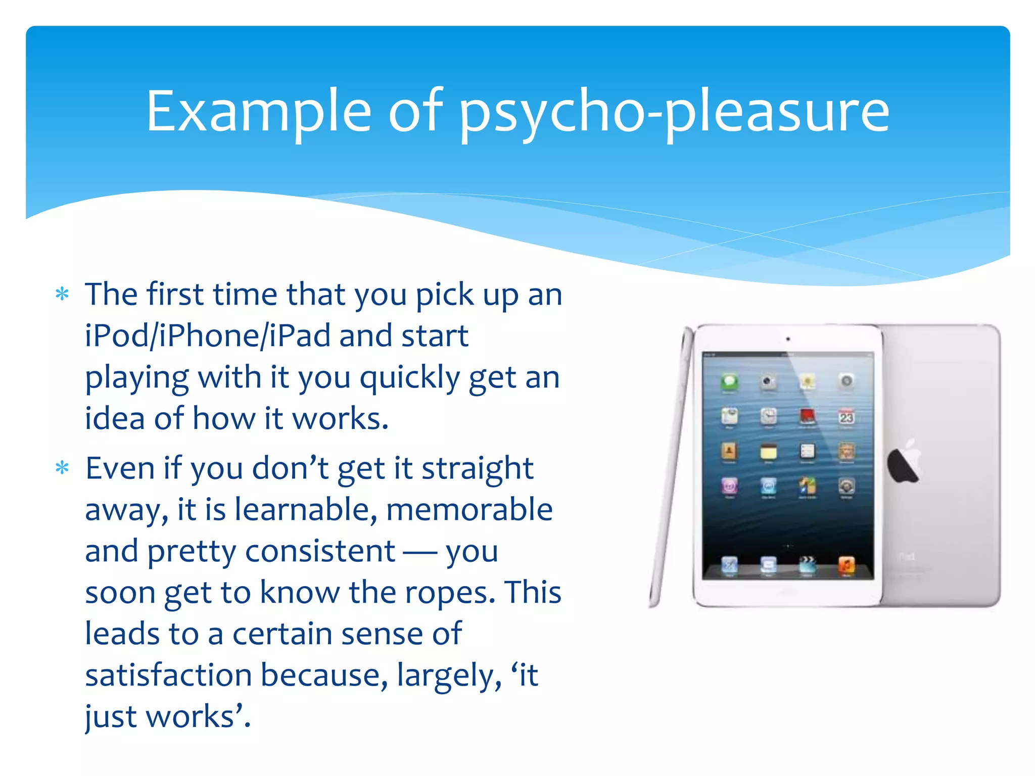 Usability design for pleasure | PPTX