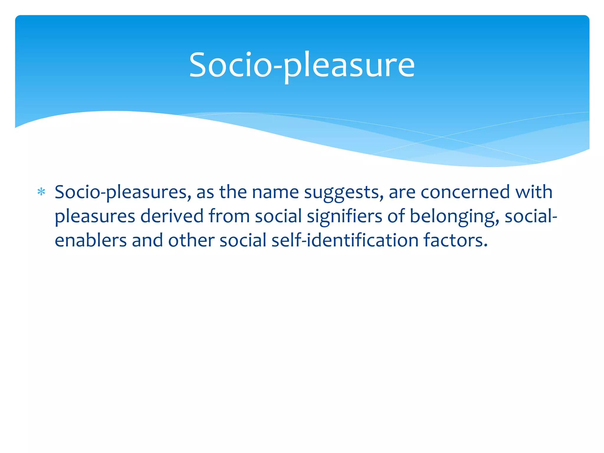 Usability design for pleasure | PPTX