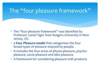 Usability design for pleasure | PPTX