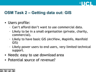 Usability Engineering For OSM - SOTM 2007 | PPT | Free Download