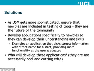 Usability Engineering For OSM - SOTM 2007 | PPT | Free Download