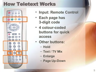 Usability Evaluation of Teletext | PPT