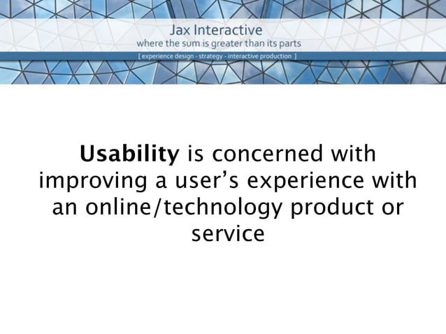 Usability - what is it & why is it important | PPT