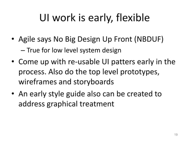 Usability And Agile Development Ppt