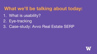 Usability Eye Tracking Pdf