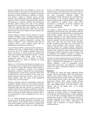 Heuristic Evaluation of User Interfaces: Exploration and Evaluation of Nielsen, J. and Molich, R ...