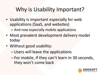 Usability modeling and measurement | PPTX