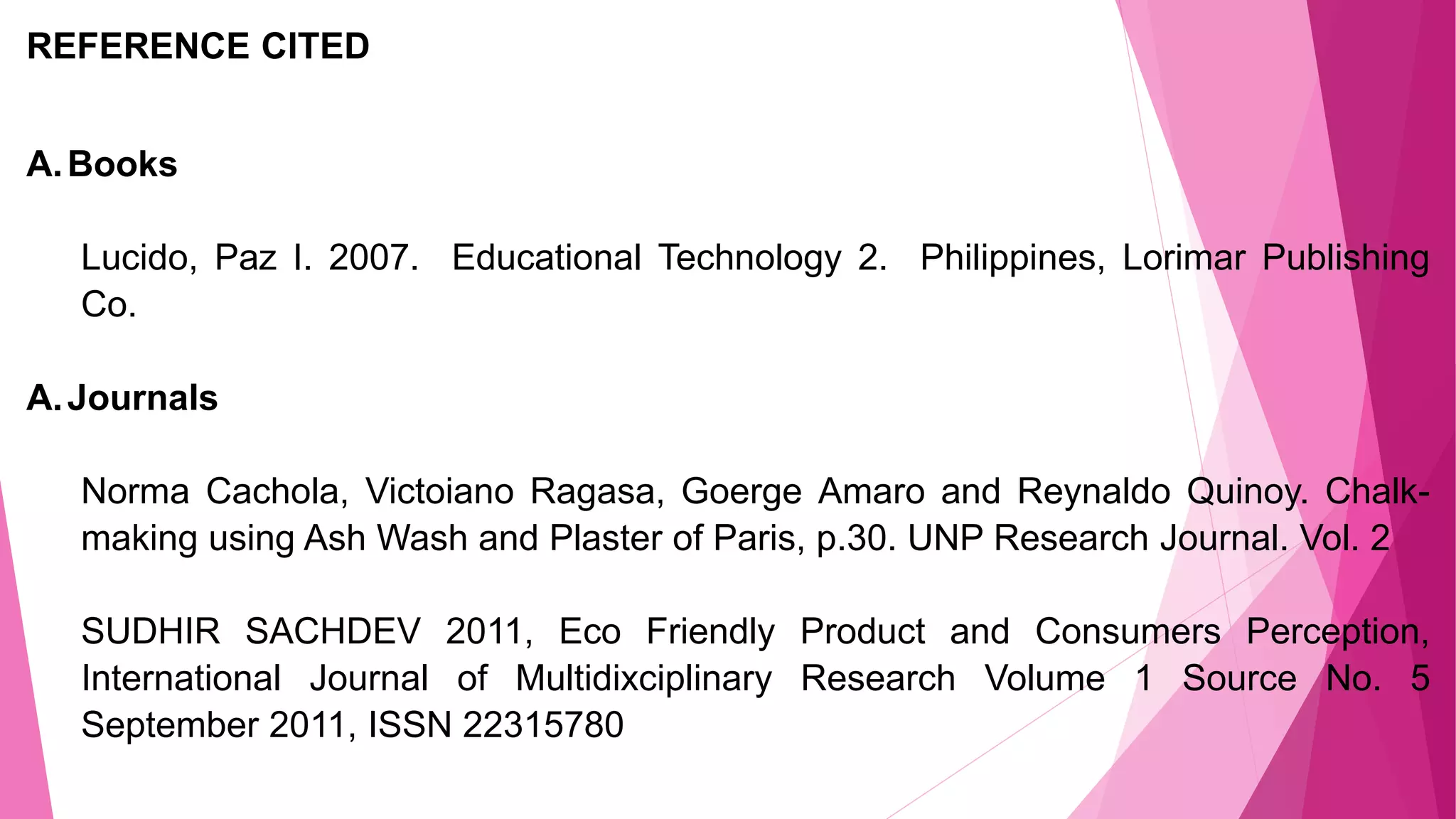 Usability of eco friendly instructional materials (efim) | PPTX