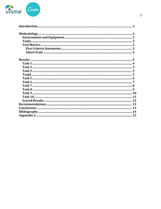 White: Paper Usability Test | PDF