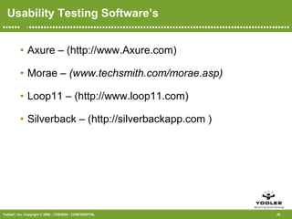 Usability Testing | PPTX