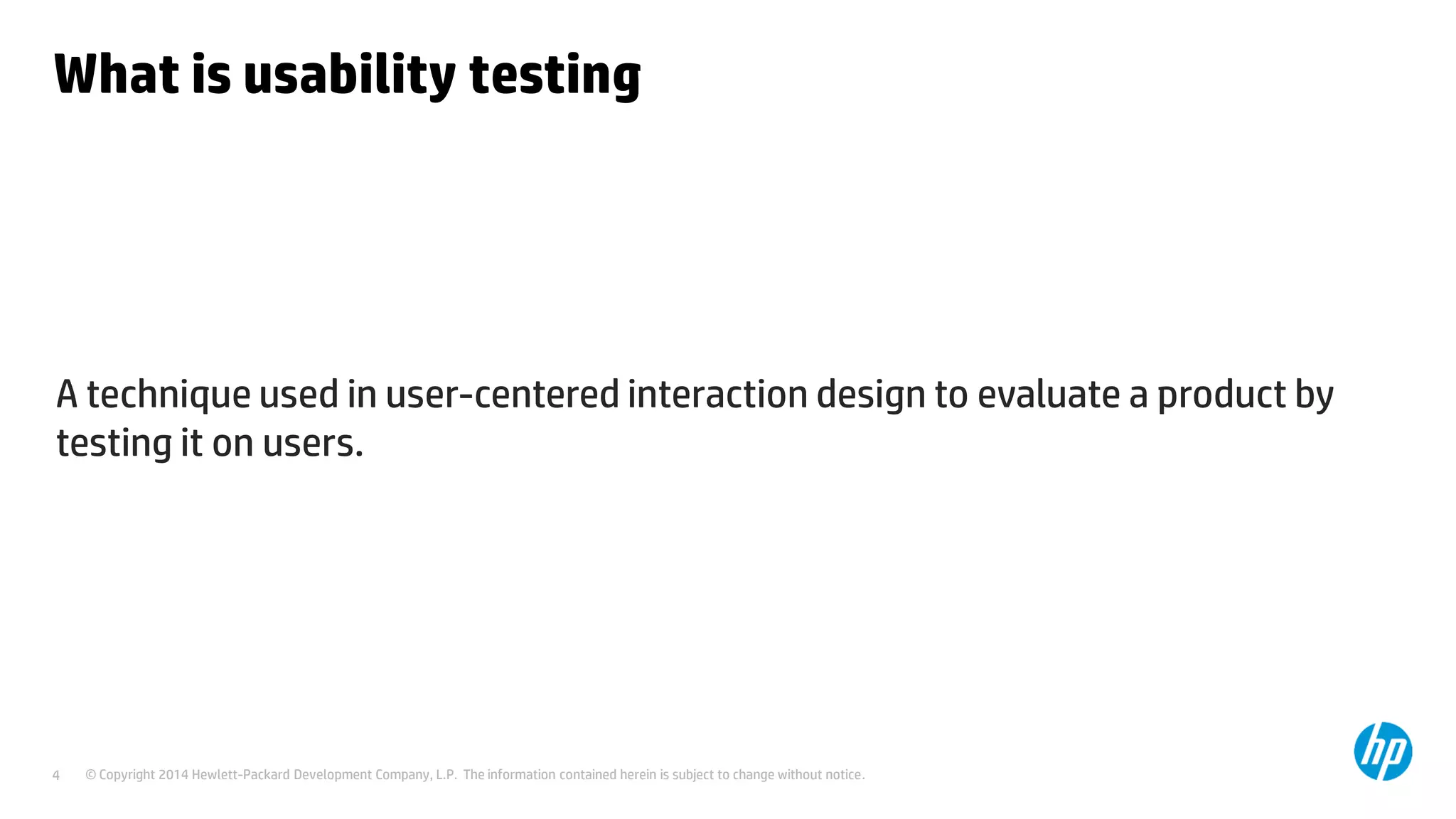 Usability Testing: A Complete Guide | PPT