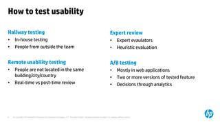 Usability Testing: A Complete Guide | PPT