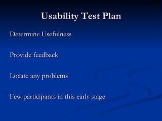 Usability Testing And Modification | PPT