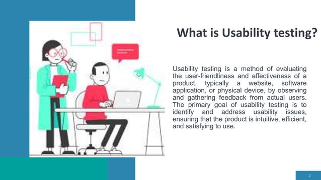 Usability testing services | PPT