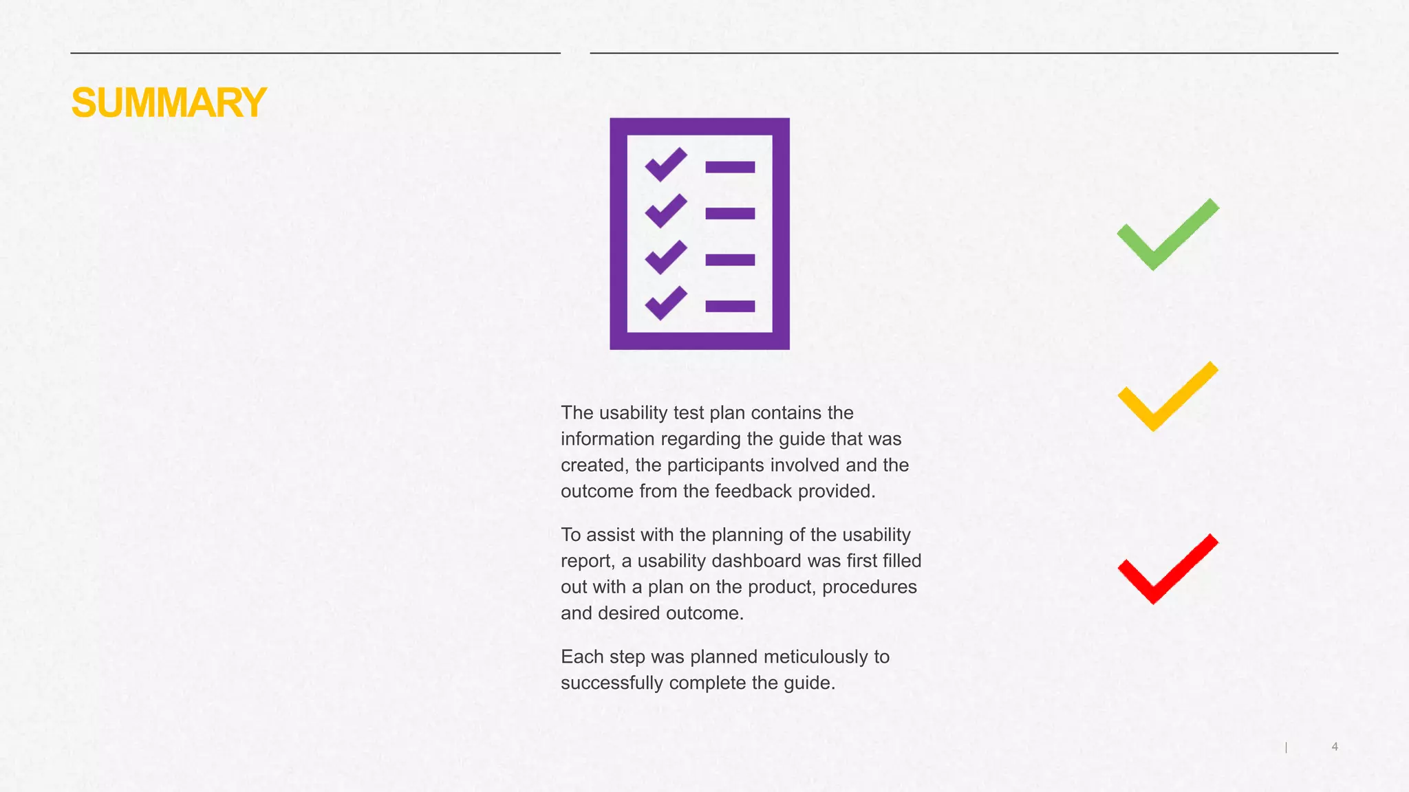 Usability Test Report Ppt