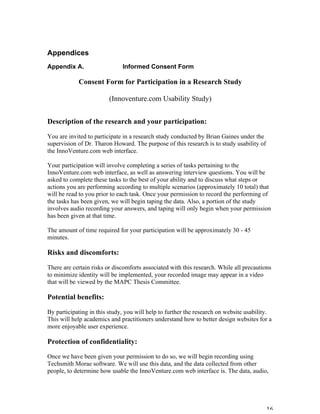 Usability test report for inno venture | PDF