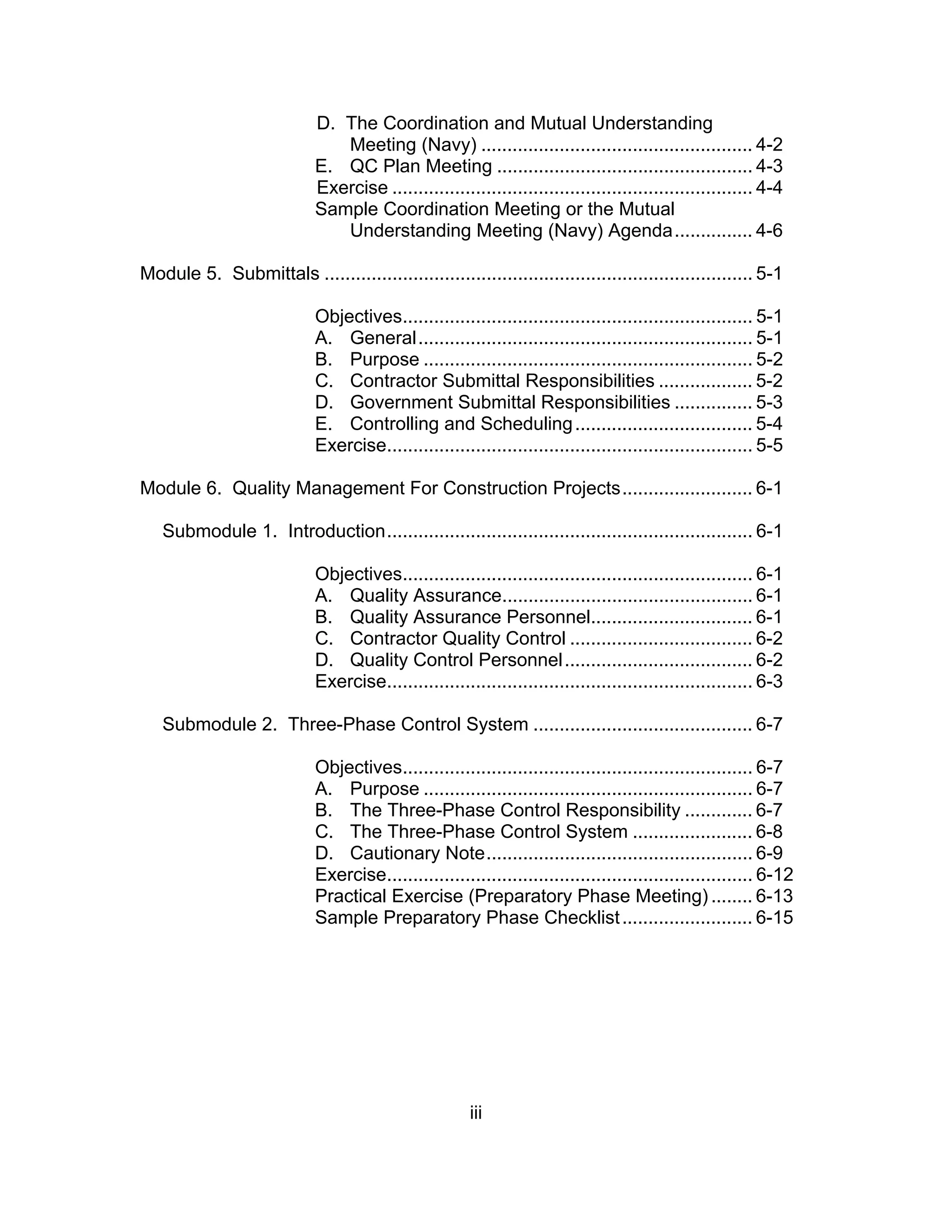 USACE Construction Quality Management manual | PDF