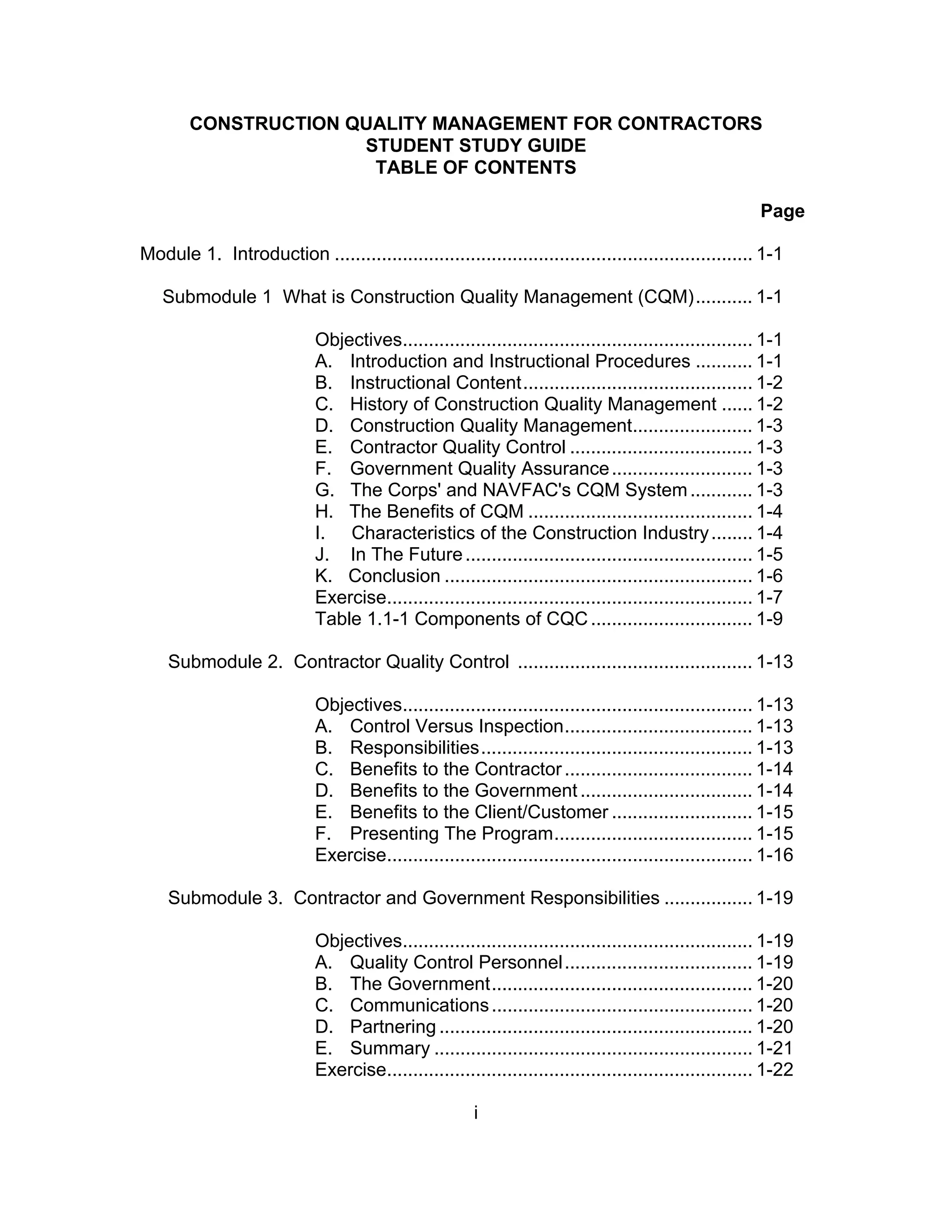 USACE Construction Quality Management manual | PDF